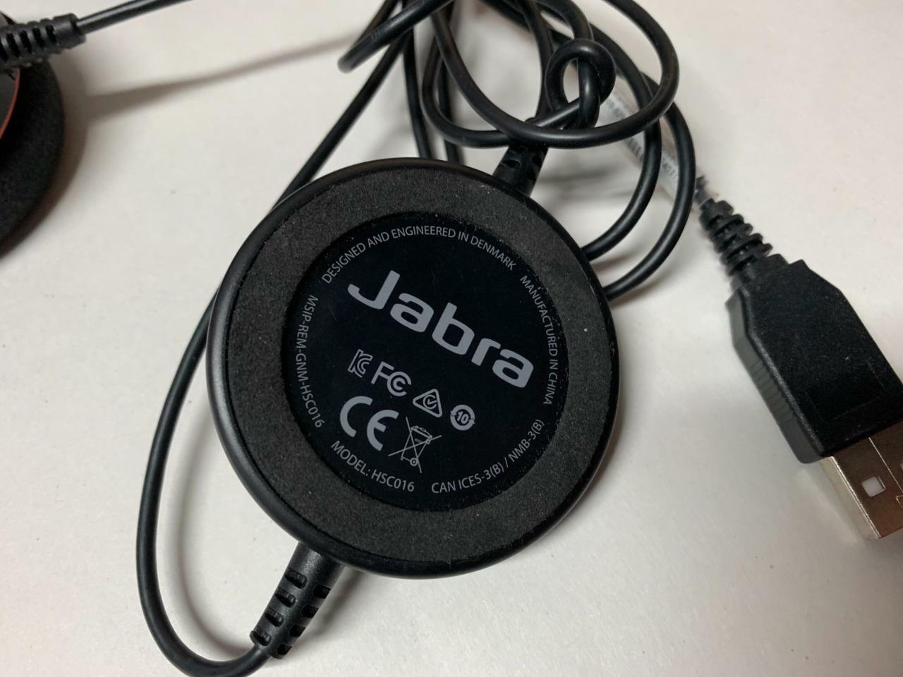 JABRA GN HSC016 EVOLVE 20 STEREO UC CORDED USB HEADSET MIC 150-7000HZ 2 ...