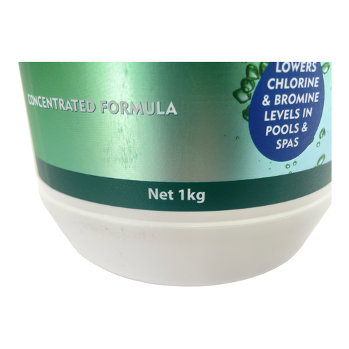 Chlorine Remover Reducer Lo Chlor Bromine Lower Pool Spa Water 1 kg 1kg ...