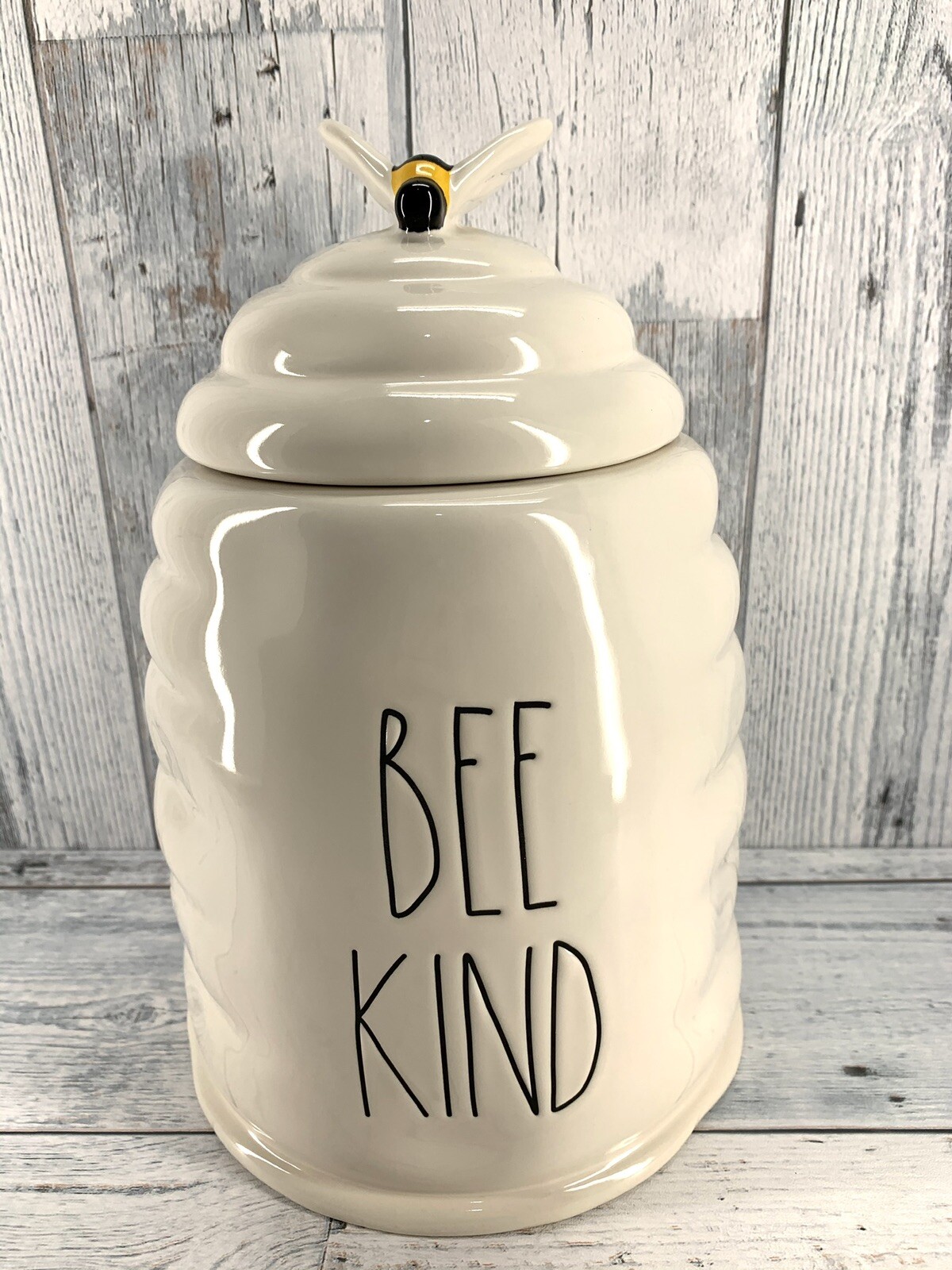 "NEW" Rae Dunn by Magenta "BEE KIND" Large Bee Hive Canister (VHTF) | eBay