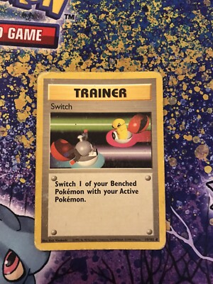 Switch 95/102 Base Set 1999 Trainer Common Pokemon | eBay Australia