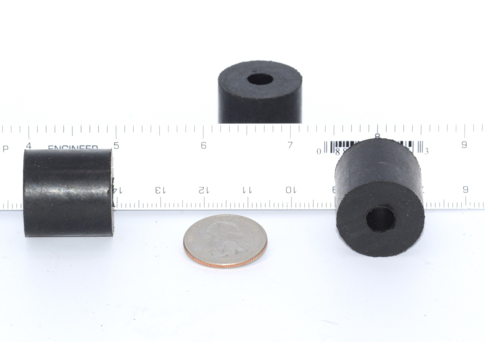 5/16" x 1" x 1" Rubber Spacers Thick Washers EPDM Various pack sizes ...