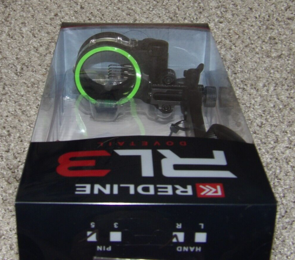 New Redline RL3 Dovetail Micro 5 Pin Bow Sight- Right Handed, .019 Pin ...