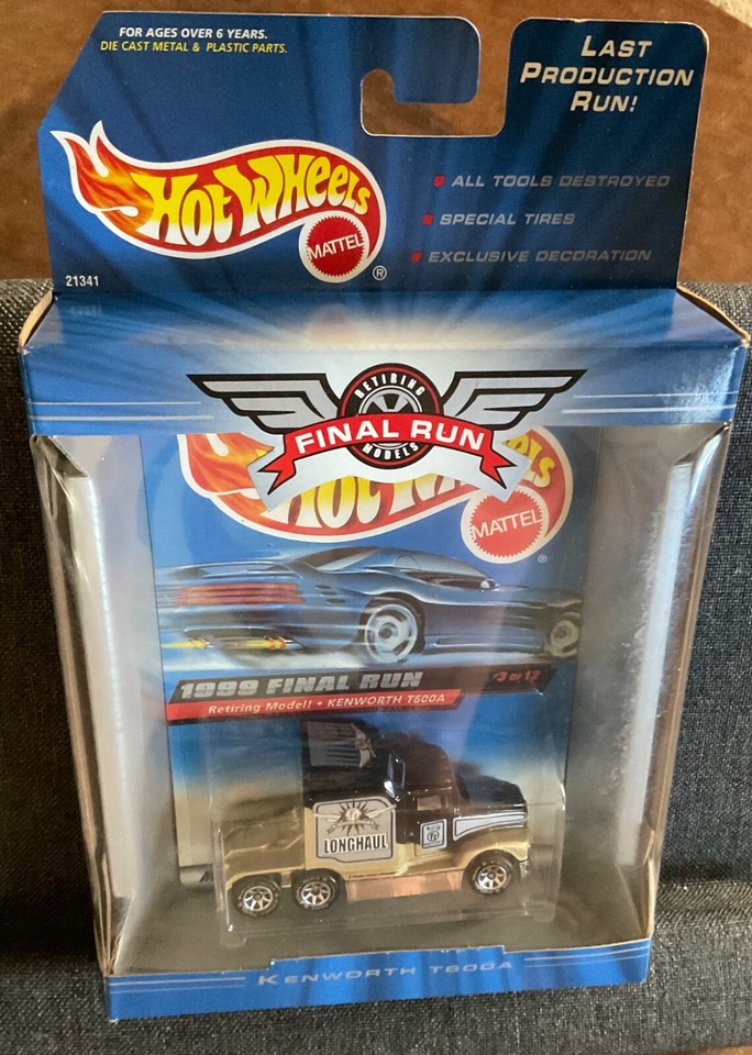 Hot Wheels Final Run 1999 Kenworth T600A #3 of 12 NIB | eBay