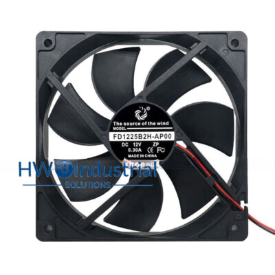 1PC FZY FD1225B2H-AP00 12025 12V 0.30A 2-wire Chassis Cooling Fan | eBay