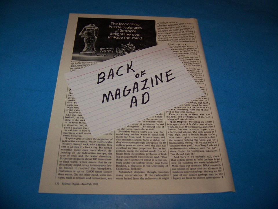 Sinclair ZX80 Personal Computer Original Print Ad From Magazine Vintage ...