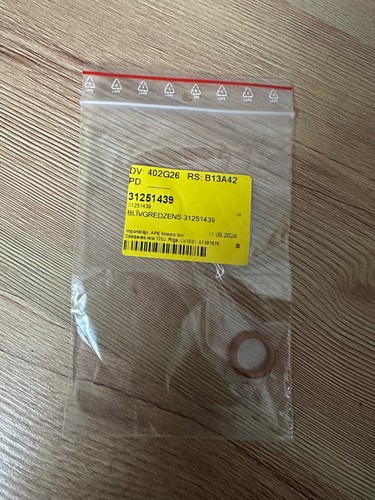 1X GENUINE Turbo Return Pipe Oil Seal 31251439 FOR Volvo,GENUINE | eBay