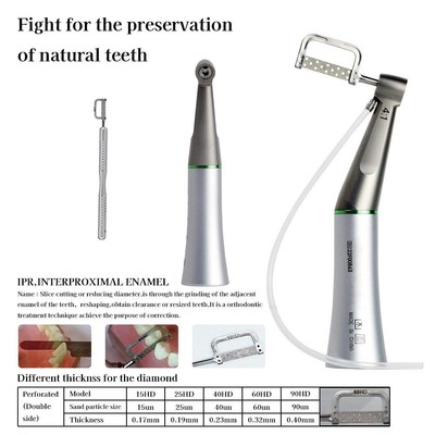 Dental Orthodontic IPR Kit Interproximal Contra Angle Handpiece Saw ...