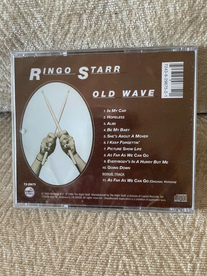 RINGO STARR "OLD WAVE" CD - 1994 - THE RIGHT STUFF - NEW/SEALED/MINT ...