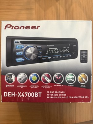 Pioneer DEH-X4700BT Bluetooth CD Player AM FM USB Aux 2v Remote NOB | eBay