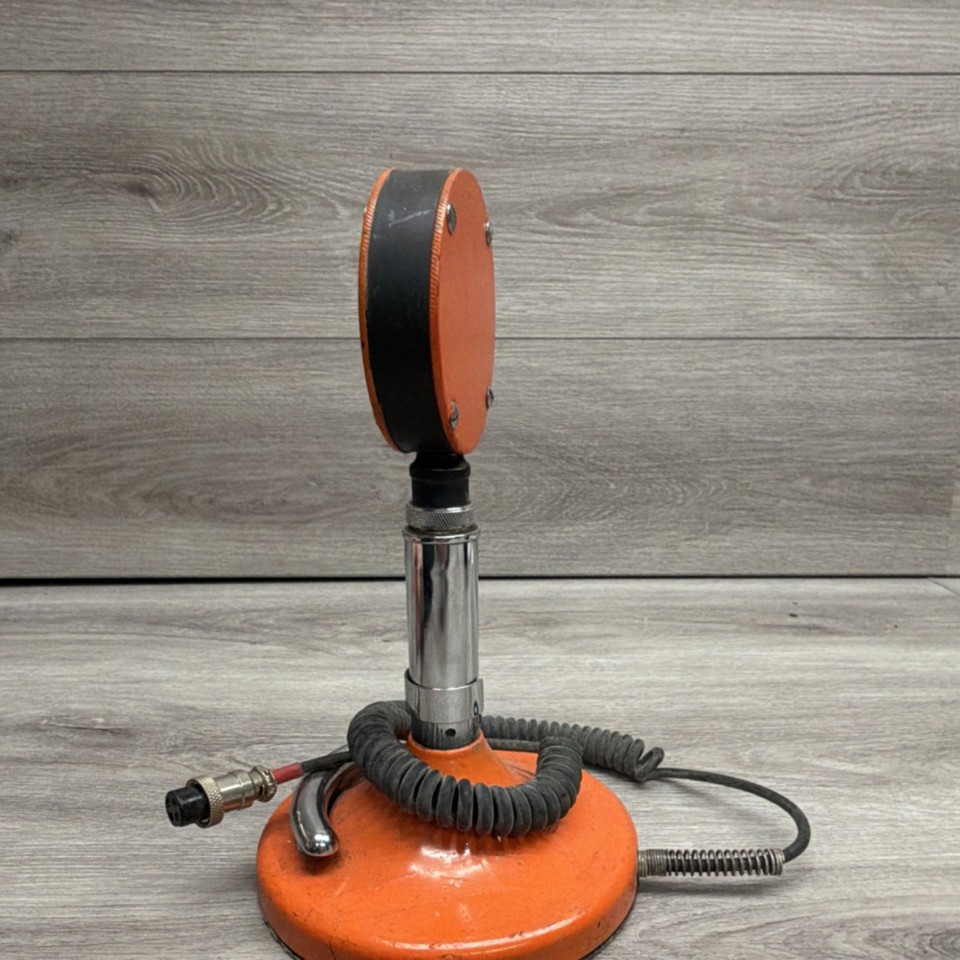 Astatic Vintage Orange Microphone, Heavy Gauge Mesh Grill, Stand Mount ...