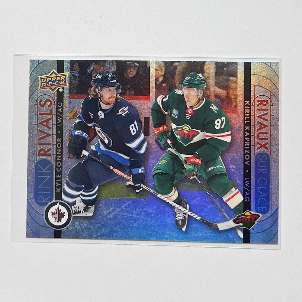 2023-24 Upper Deck Tim Hortons Duos Rink Rivals Kyle Connor Kirill ...