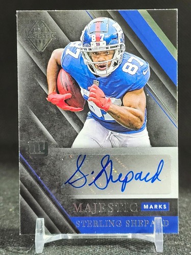 Sterling Shepard 2019 Majestic Marks Auto Autograph /10 #MM-SS Giants ...