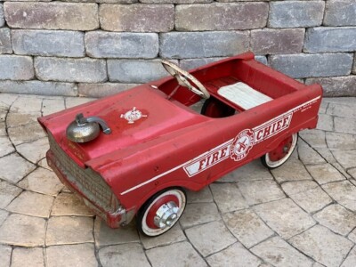 Vintage Fire Chief Pedal Car | eBay