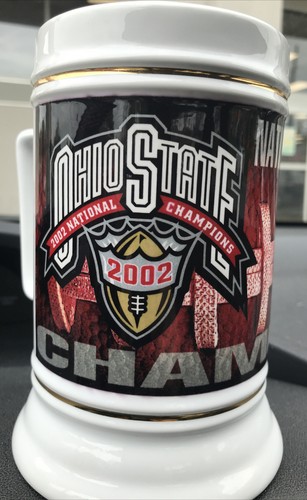 OHIO STATE Buckeyes 2002 NATIONAL CHAMPIONS White Stein Mug | eBay