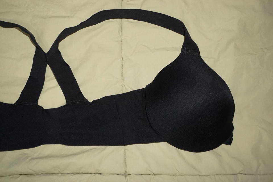 Spanx Bra-llelujah! RN 112121 Front Closure Full Coverage Black Bra ...