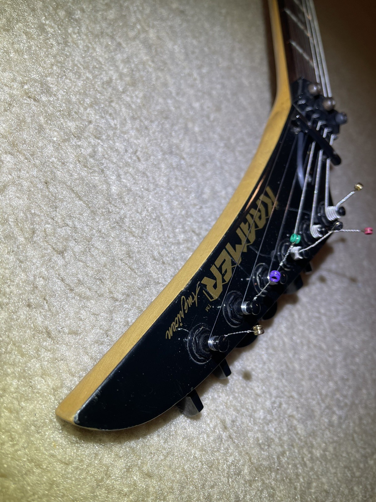 86 Black Kramer American Pacer Imperial Guitar Floyd Rose Seymour ...