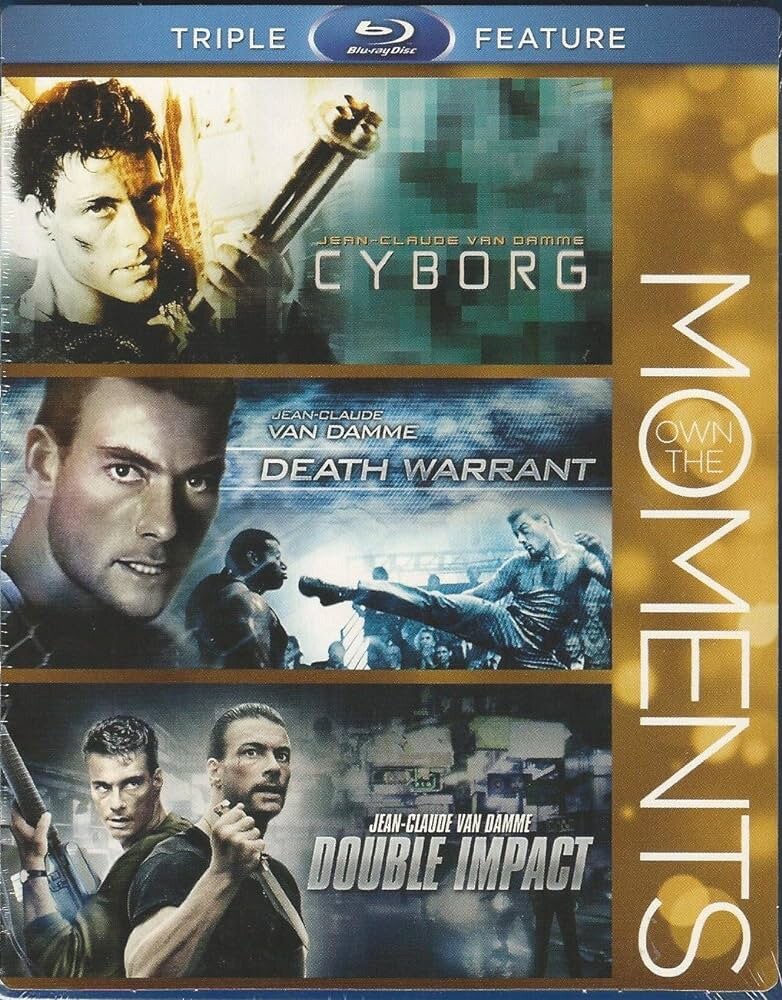 Cyborg/Death Warrant/Double Impact (Blu-ray, 2014, 3-Disc) Jean-Claude ...