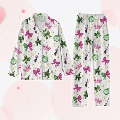 Wicked Movie Pajamas Set, Wicked Change For Good Holiday Adult Pajamas ...