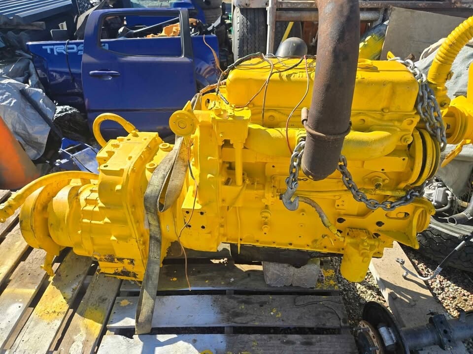 Detroit Diesel 4-53 , Diesel Engine Running with Transmission Runs ...