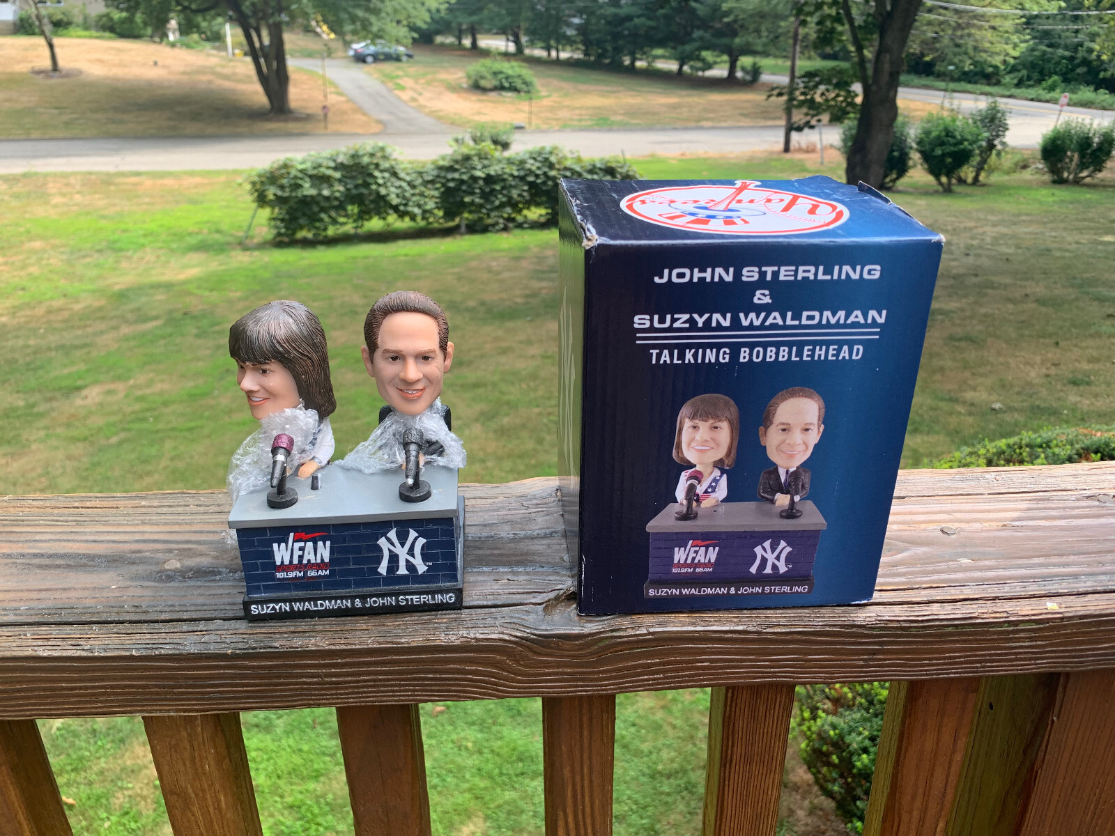 New York Yankees John Sterling/Suzyn Waldman talking bobblehead | eBay