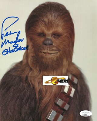 RIP- LAST ONE- Star Wars- Peter Mayhew, Chewbacca signed 8x10 photo JSA ...