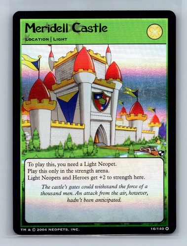 Neopets TCG - Meridell Castle 16/140 - UR FOIL - Battle for Meridell ...
