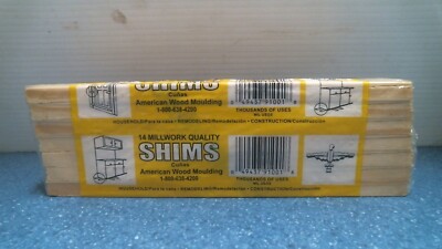 American Wood Moulding Wood Shims 3/8" X 1.5" X 9" (91001) FS | eBay