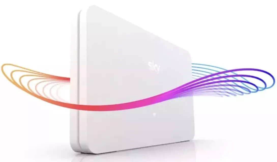 Sky Broadband WiFi Max Hub SR213 Dual Band Wi-Fi 6 Wireless Router Fast ...