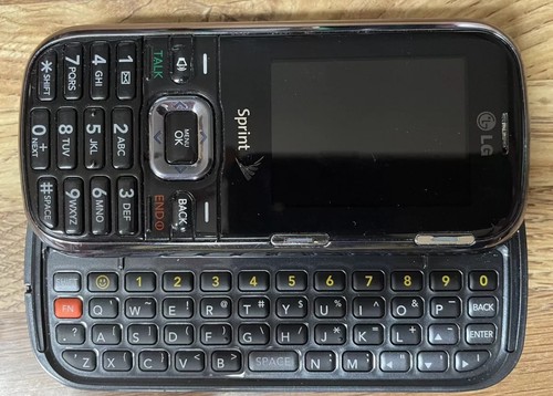 LG Rumor 2 LX265 Slider Phone w Original Box. Nostalgic Vintage Phone ...