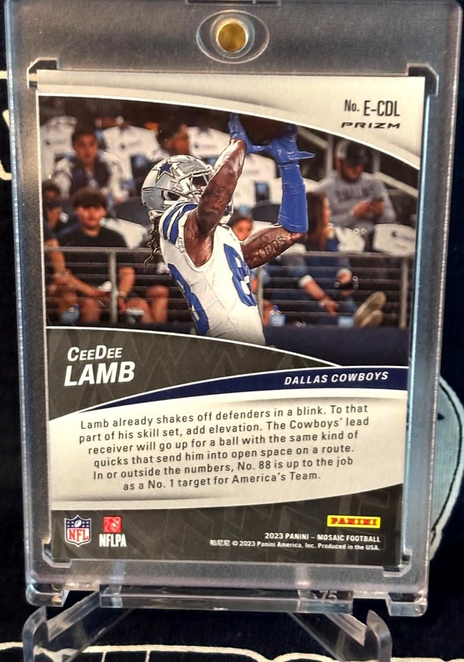 2023 Panini Mosaic SILVER PRIZM Atomic Holo ELEVATE Dallas Cowboys ...