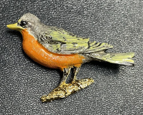 GERRYS Signed Vintage 2.2” Robyn Bird Brooch Pin | eBay