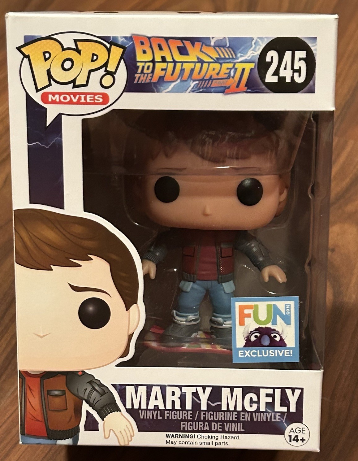 FUNKO POP #602 BACK TO THE FUTURE MARTY MCFLY ON HOVERBOARD FUN COM ...