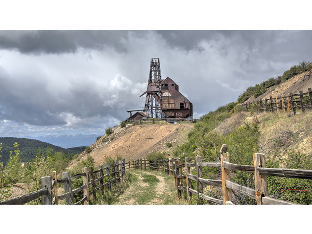 Colorado Gold Mine - N Scale 1:160 - Theresa Mine Model - No Assembly ...