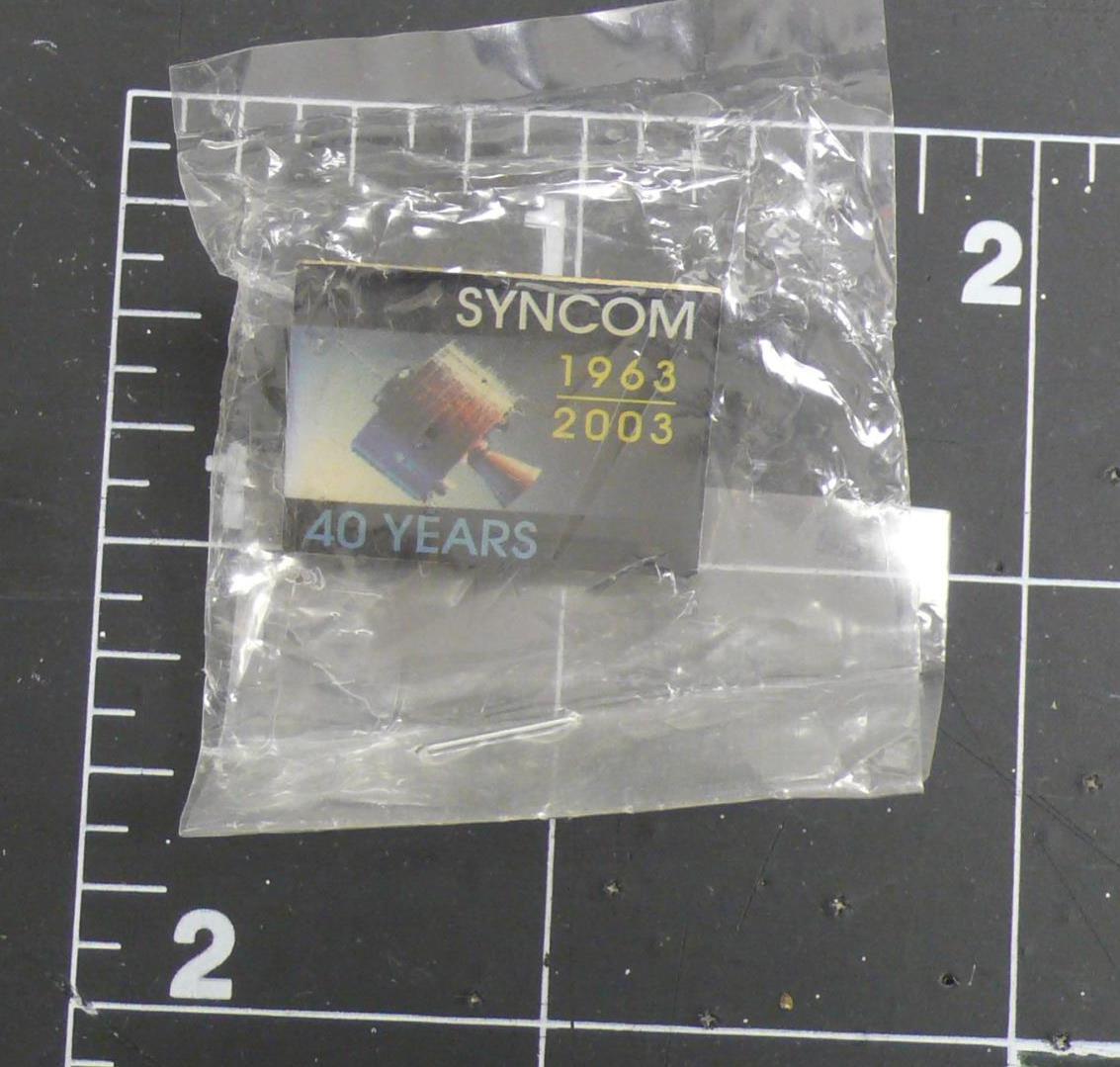 Hughes Satellite Communications Co. Syncom 1 40 Years Pin | eBay