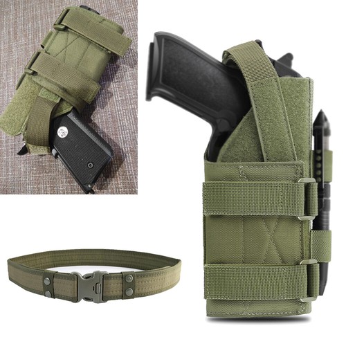 Tactical Molle Pistol Holder Holster Handgun Storage Pouch Bag ...