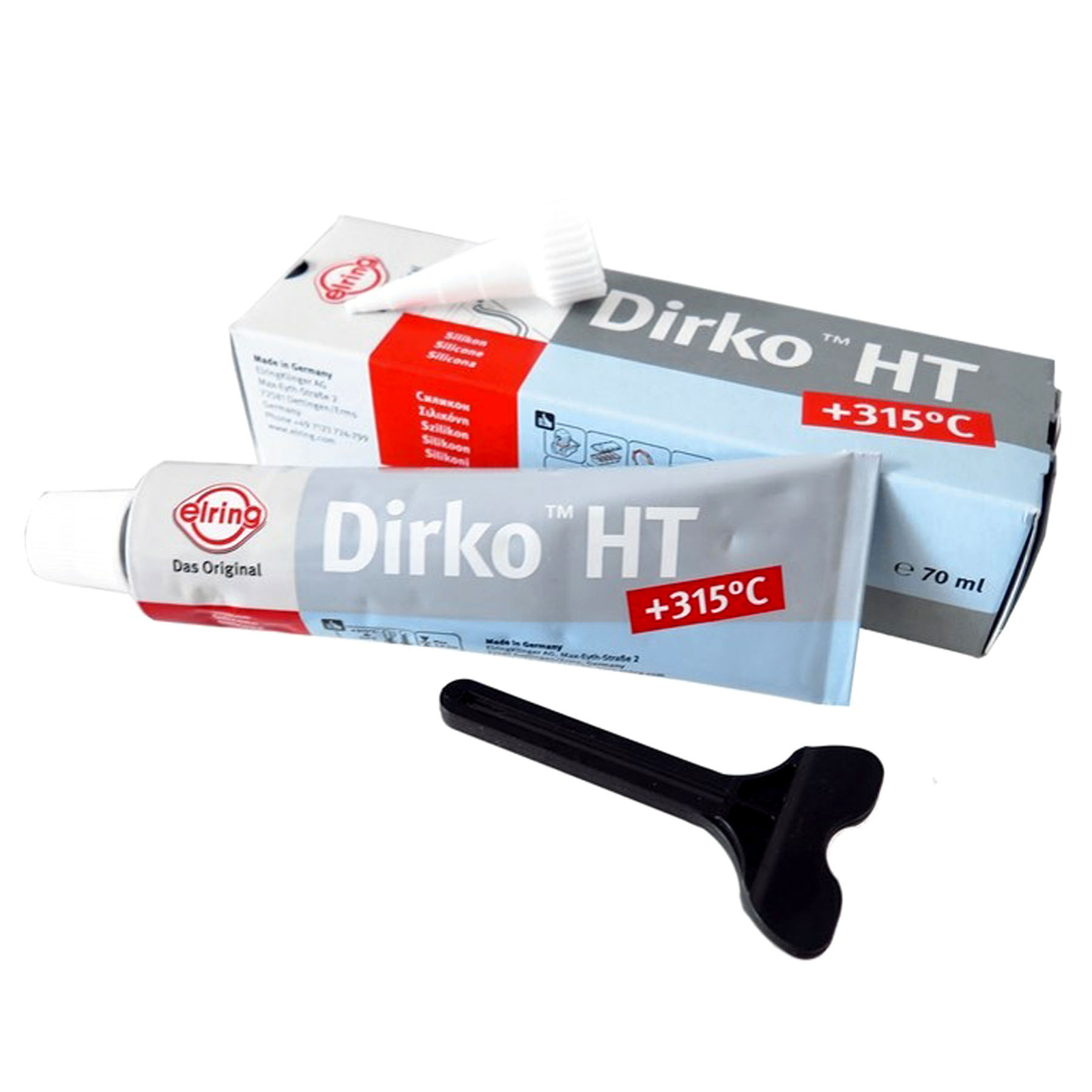 ELRING 036.164 DIRKO Dichtmasse grau 70ml Temperaturbereich -60°C 315°C ...
