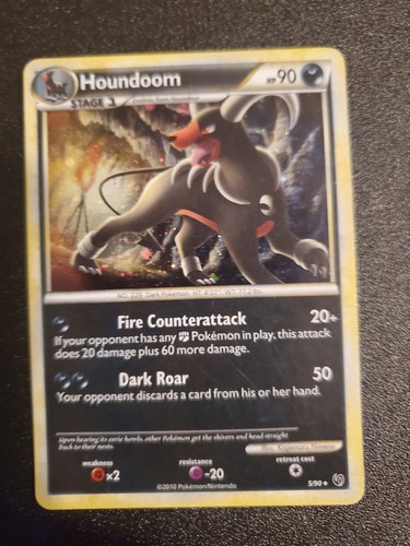 Pokémon TCG Houndoom Undaunted 5/90 Holo Holo Rare | eBay