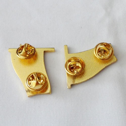 2pcs Metal Russian Soviet Union CCCP Flag Badge Pins insignia 33x26mm ...