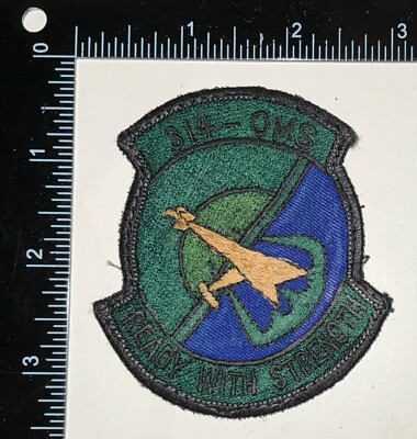 Cold War USAF Air Force 314th Organizational Maintenance Squadron ...