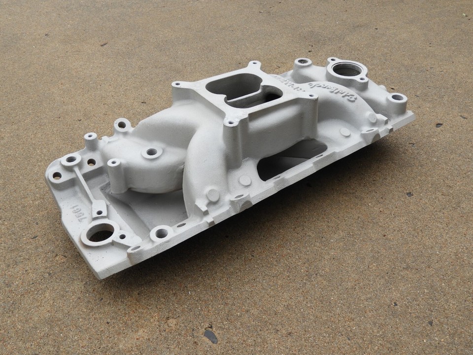 BBC Intake Manifold Edelbrock PH7561 Like New | eBay