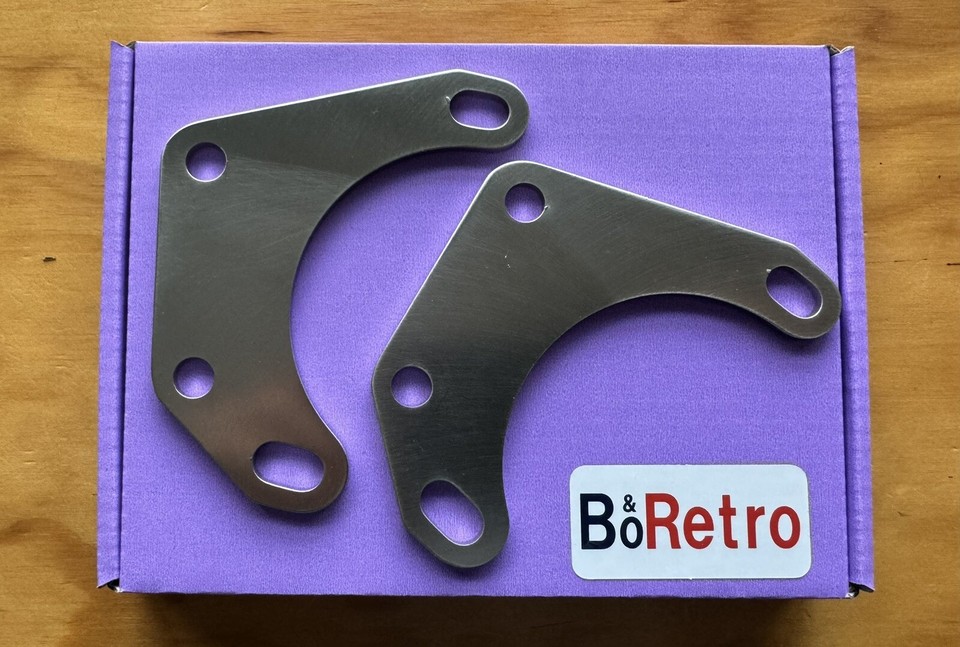 BSA BANTAM B175 rear MOUNT PLATES Engine STAINLESS STEEL 🇬🇧 UK made ...