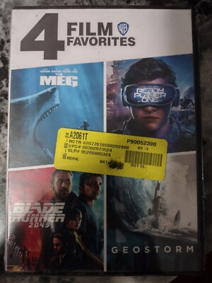 4 Film Favorites (3 Disc Set) Meg/Geostorm/Blade Runner 2049/Ready ...