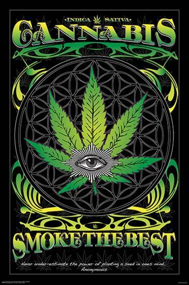 Weed Posters Birkin's Smell Like Weed New York Post Poster Satin