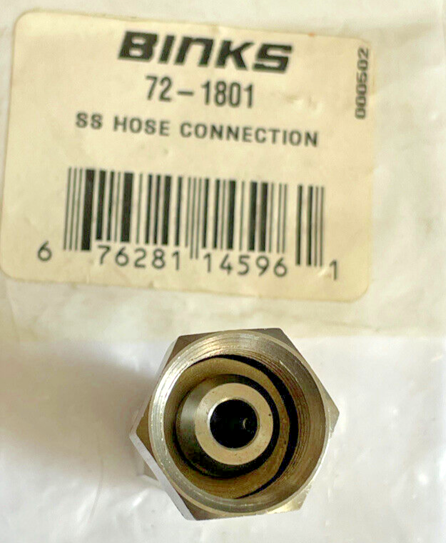 (4) Binks SS Hose Connection 72-1801 for sale online | eBay