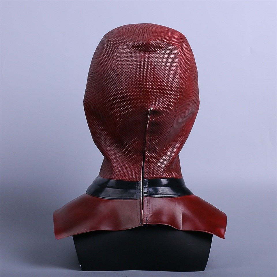 Deadpool 2 Mask X-Men Halloween Full Face Latex Helmet Cosplay Party ...