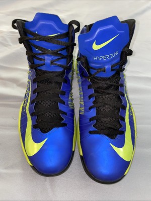 Nike Lunar Hyperdunk Men's 2012 Blue Yellow Lime Green Size 13 RARE | eBay