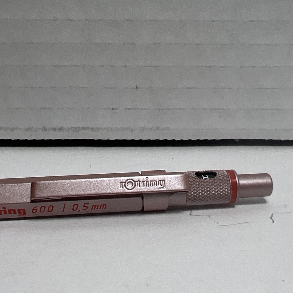 ROTRING 600 MECHANICAL PENCIL 0.5MM ROSE GOLD COLOR VG Condition | eBay