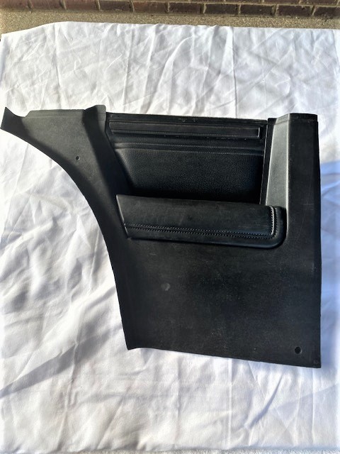 OEM 78 -88 Black Cutlass 442 Hurst Rear Arm Rest Panel Set G Body Regal ...