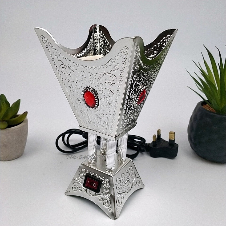 Arabian Incense Diffuser Bakhoor Oud Burner Bakur Metal Mabkhara Home ...