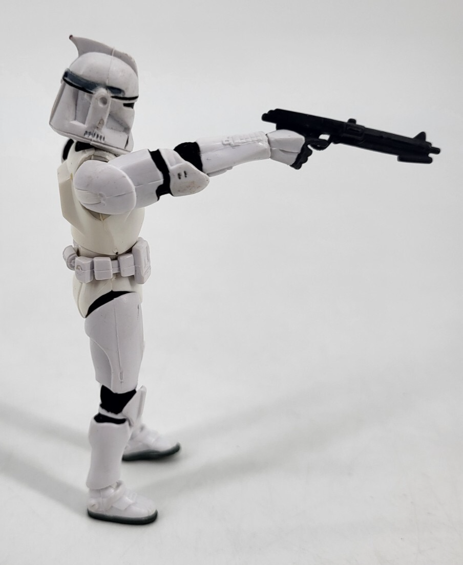 2003 Hasbro Star Wars Clone Trooper Army of the Republic W/ Weapon ...